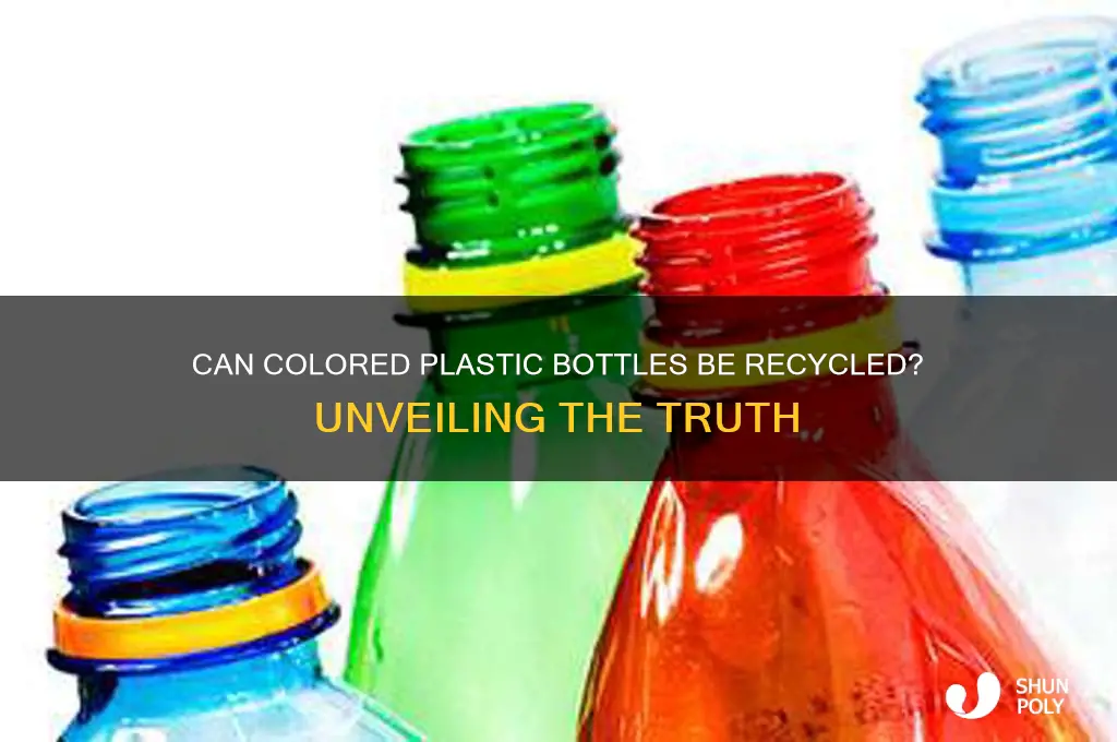 Can Colored Plastic Bottles Be Recycled? Unveiling The Truth | ShunPoly