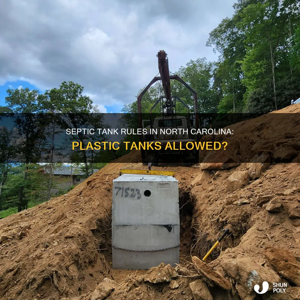 Septic Tank Rules In North Carolina: Plastic Tanks Allowed? | ShunPoly