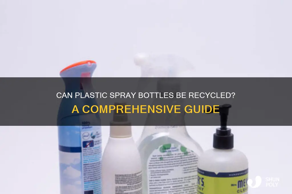 Can Plastic Spray Bottles Be Recycled? A Comprehensive Guide | ShunPoly