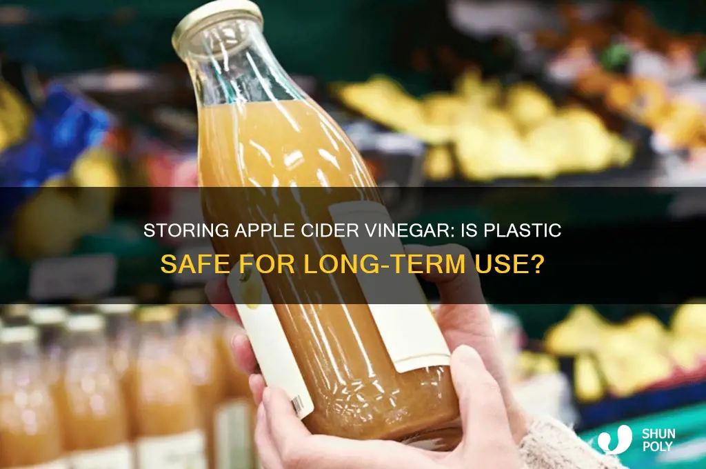 Storing Apple Cider Vinegar: Is Plastic Safe For Long-Term Use? | ShunPoly