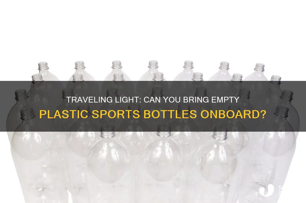 Traveling Light: Can You Bring Empty Plastic Sports Bottles Onboard ...