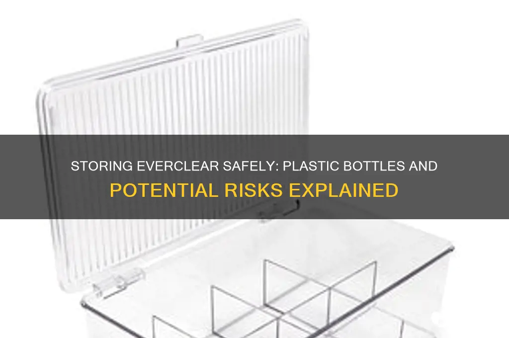 Storing Everclear Safely: Plastic Bottles And Potential Risks Explained ...