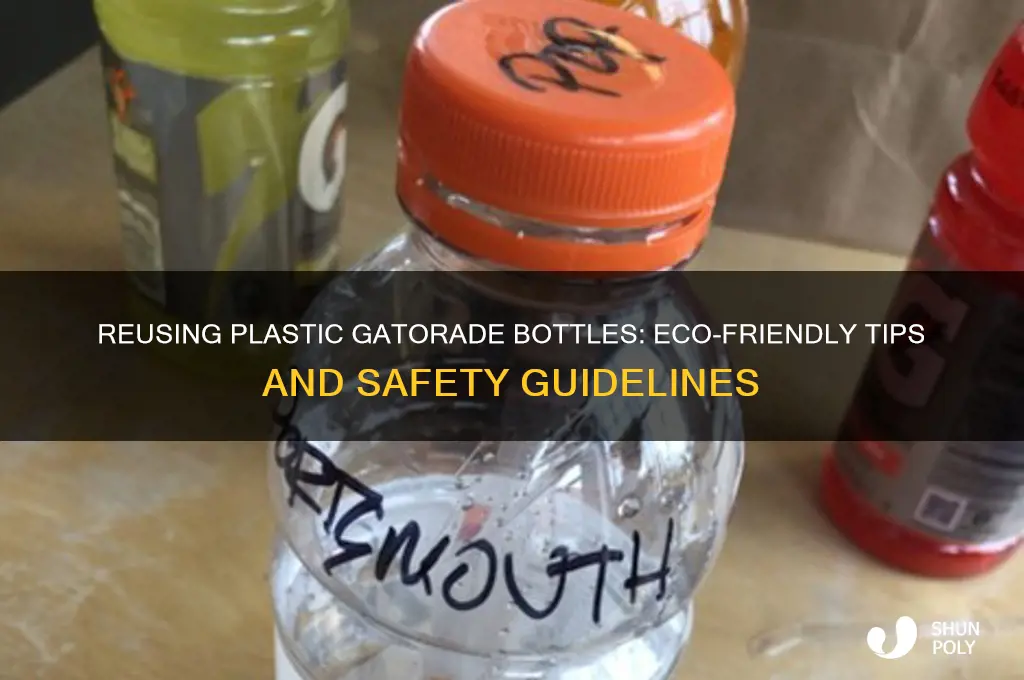 Reusing Plastic Gatorade Bottles: Eco-Friendly Tips And Safety ...