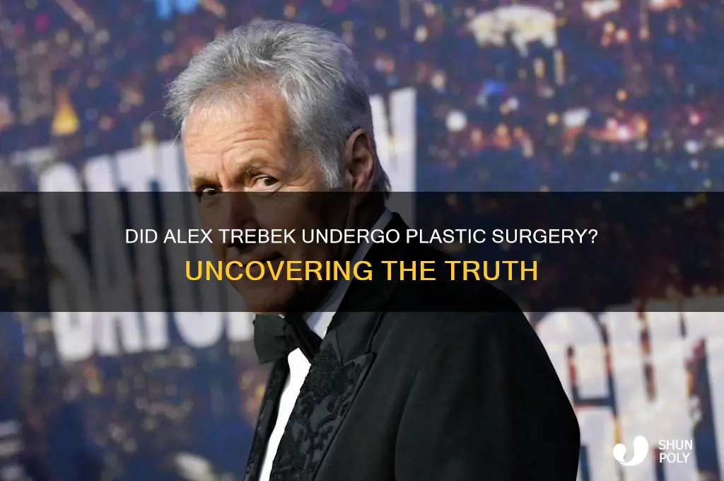 Did Alex Trebek Undergo Plastic Surgery? Uncovering The Truth | ShunPoly