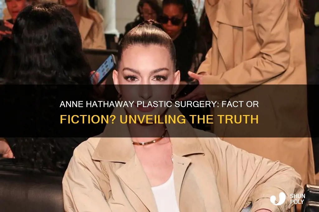 Anne Hathaway Plastic Surgery: Fact Or Fiction? Unveiling The Truth ...