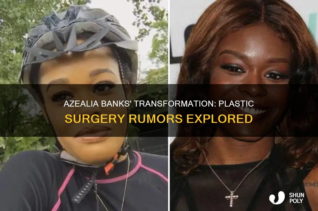 Azealia Banks' Transformation: Plastic Surgery Rumors Explored | ShunPoly