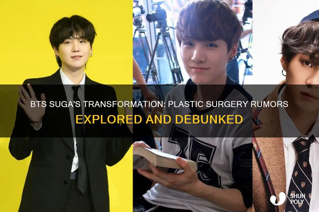 Bts Suga's Transformation: Plastic Surgery Rumors Explored And Debunked ...