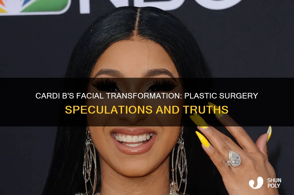 Cardi B's Facial Transformation: Plastic Surgery Speculations And ...