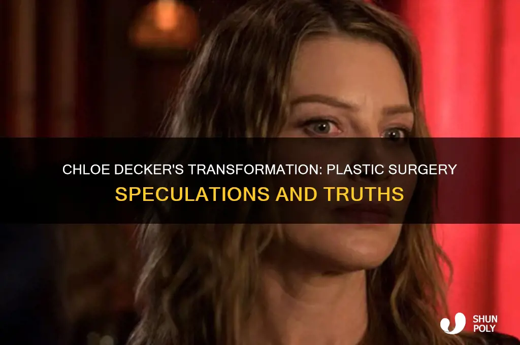 Chloe Decker's Transformation: Plastic Surgery Speculations And Truths ...