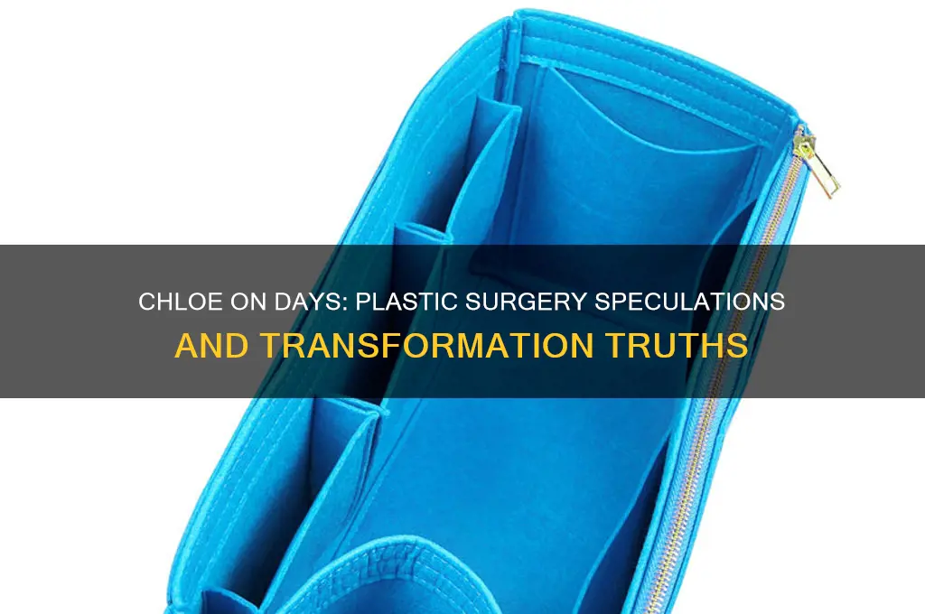 Chloe On Days: Plastic Surgery Speculations And Transformation Truths ...