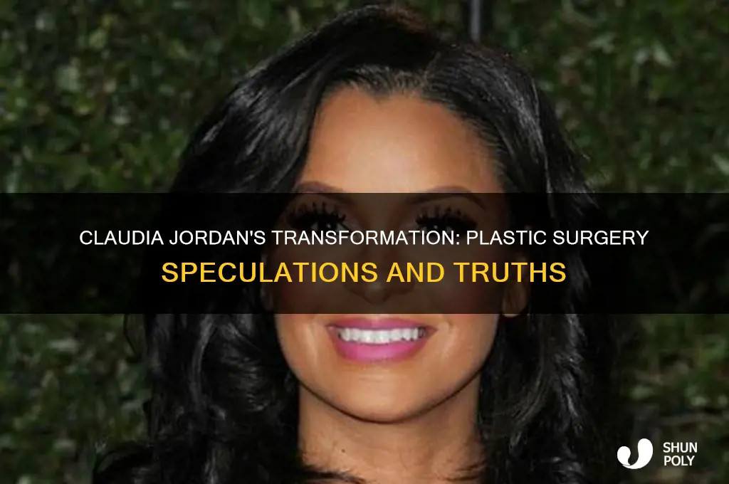 Claudia Jordan's Transformation: Plastic Surgery Speculations And ...