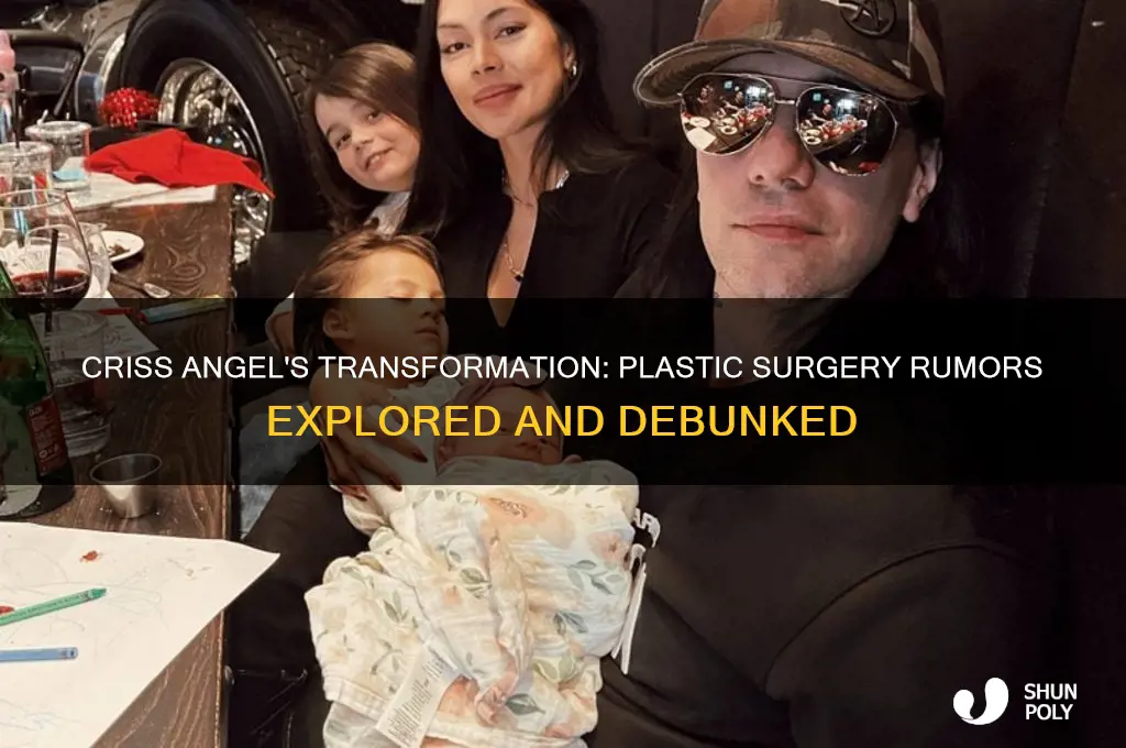 Criss Angel's Transformation: Plastic Surgery Rumors Explored And ...