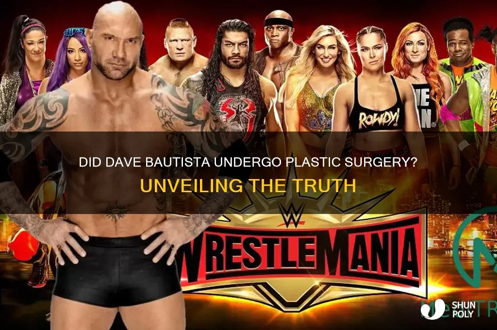 Did Dave Bautista Undergo Plastic Surgery? Unveiling The Truth | ShunPoly