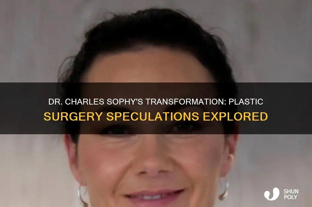 Dr. Charles Sophy's Transformation: Plastic Surgery Speculations ...