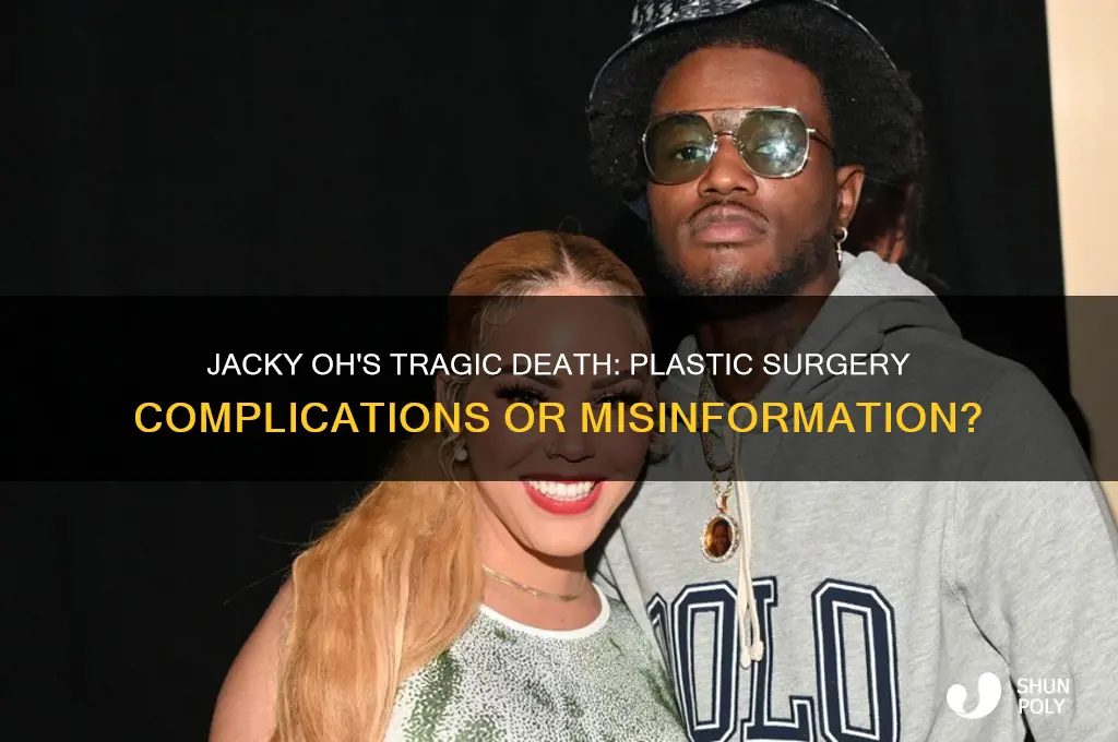 Jacky Oh's Tragic Death: Plastic Surgery Complications Or ...