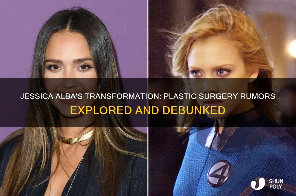 Jessica Alba's Transformation: Plastic Surgery Rumors Explored And ...