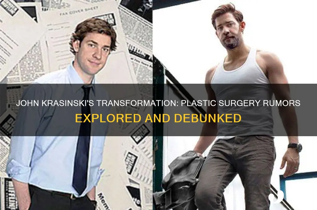 John Krasinski's Transformation: Plastic Surgery Rumors Explored And ...