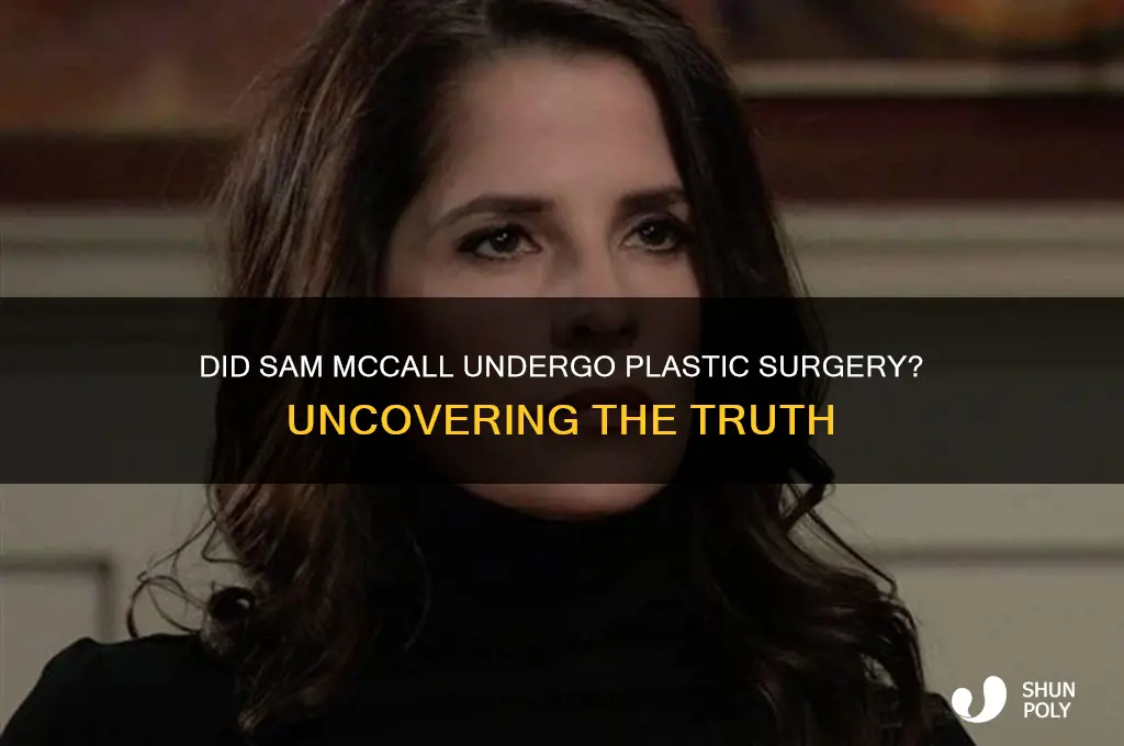 Did Sam Mccall Undergo Plastic Surgery? Uncovering The Truth | ShunPoly