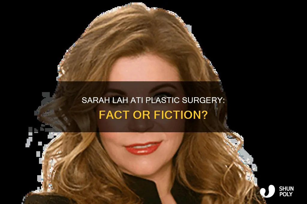 Sarah Lah Ati Plastic Surgery: Fact Or Fiction? | ShunPoly