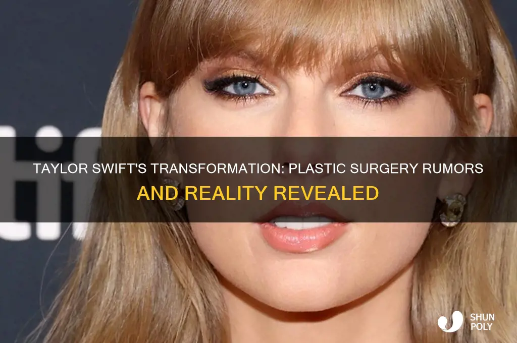 Taylor Swift's Transformation: Plastic Surgery Rumors And Reality ...
