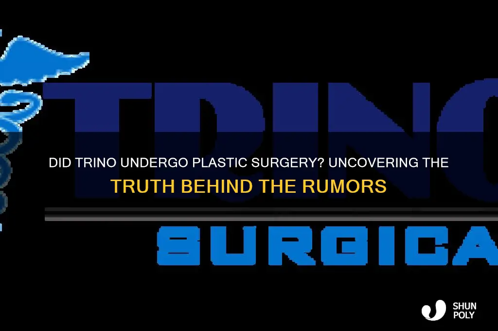Did Trino Undergo Plastic Surgery? Uncovering The Truth Behind The ...