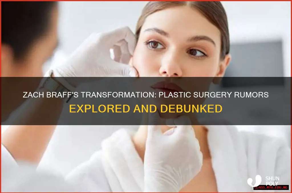 Zach Braff's Transformation: Plastic Surgery Rumors Explored And ...