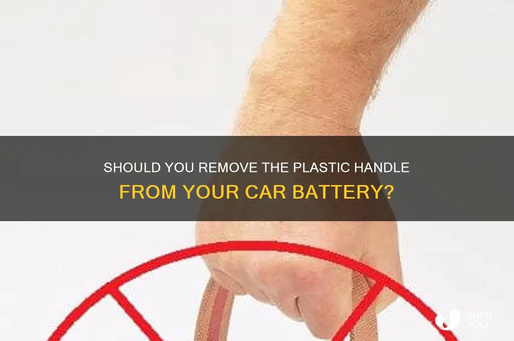 Should You Remove The Plastic Handle From Your Car Battery? | ShunPoly