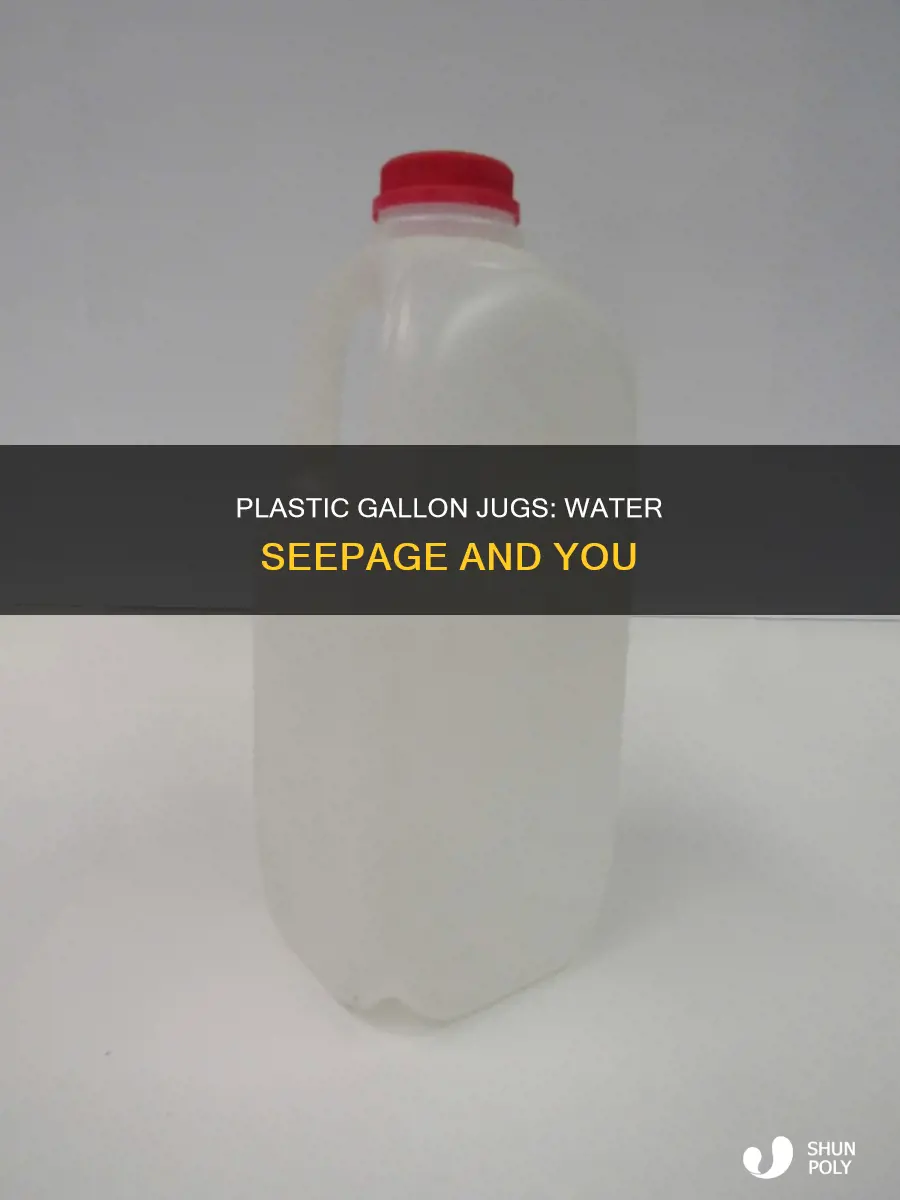 Plastic Gallon Jugs: Water Seepage And You | ShunPoly