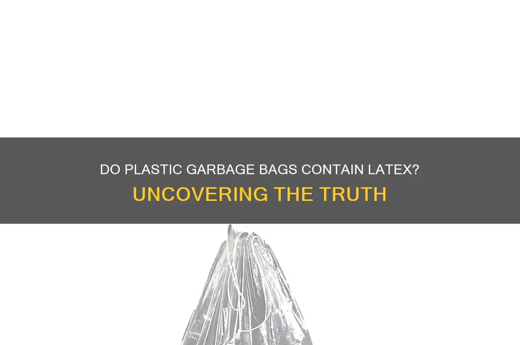Do Plastic Garbage Bags Contain Latex? Uncovering The Truth | ShunPoly