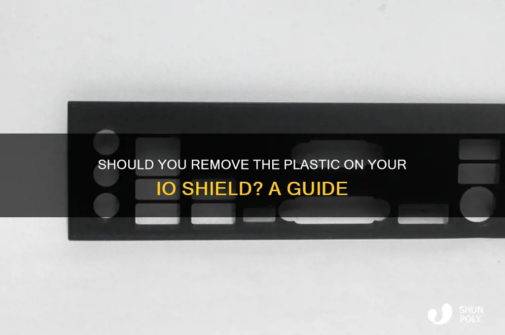 Should You Remove The Plastic On Your Io Shield? A Guide | ShunPoly