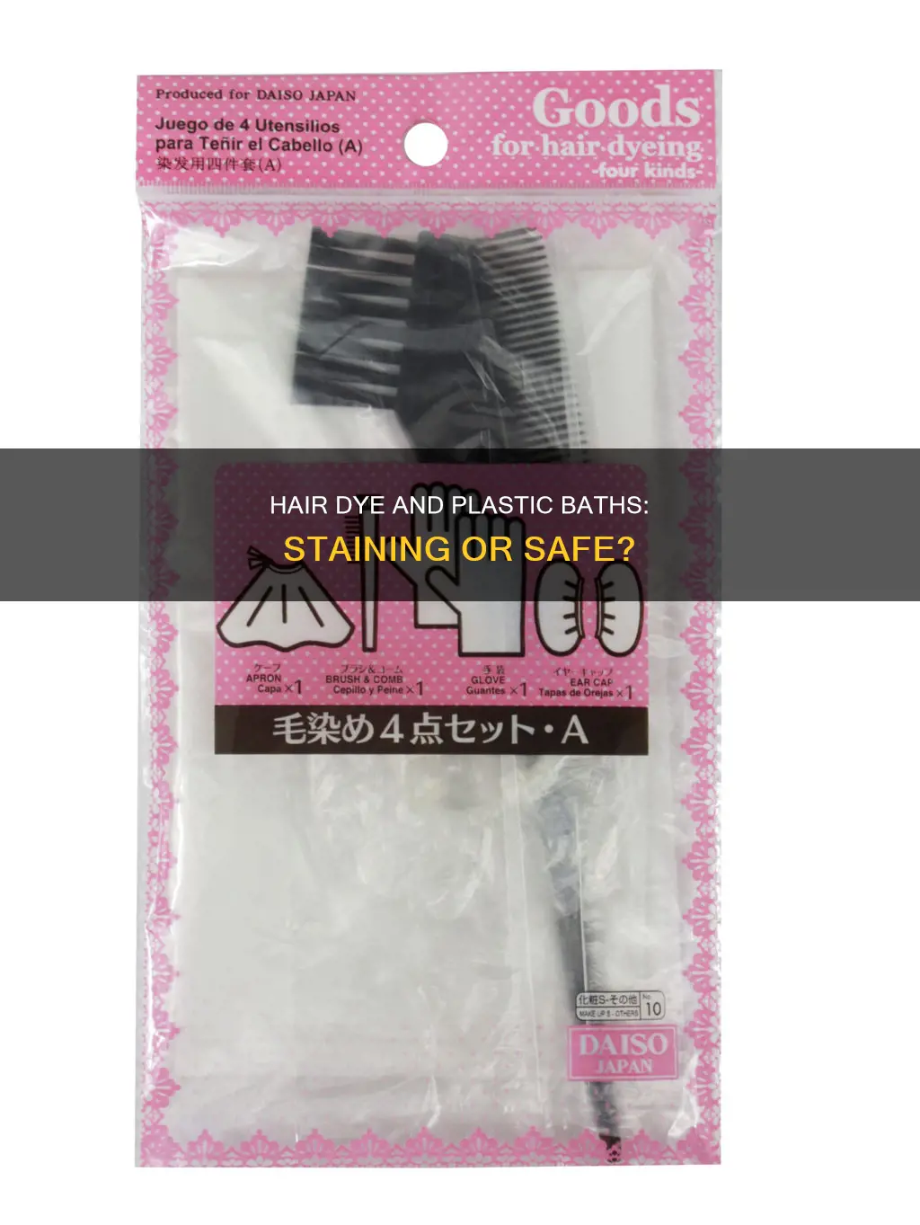 Hair Dye And Plastic Baths: Staining Or Safe? | ShunPoly