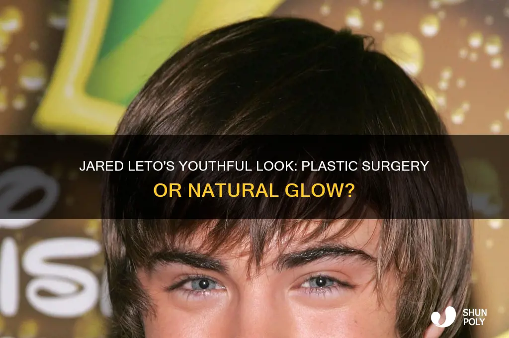 Jared Leto's Youthful Look: Plastic Surgery Or Natural Glow? | ShunPoly