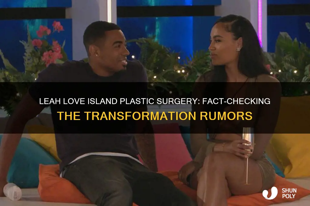 Leah Love Island Plastic Surgery: Fact-Checking The Transformation ...