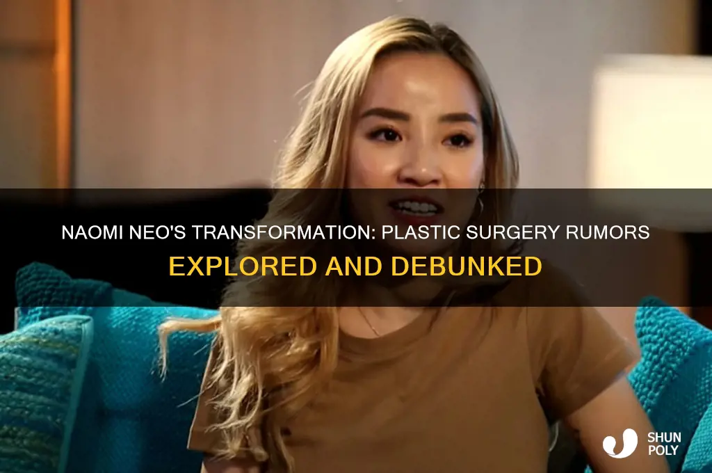 Naomi Neo's Transformation: Plastic Surgery Rumors Explored And ...