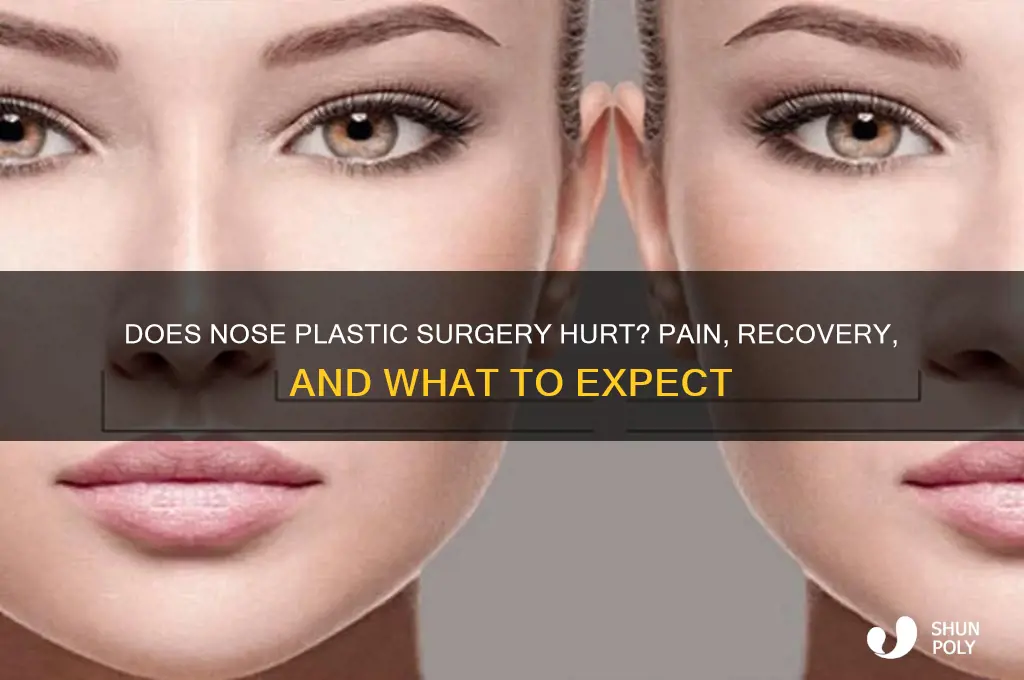 Does Nose Plastic Surgery Hurt? Pain, Recovery, And What To Expect ...