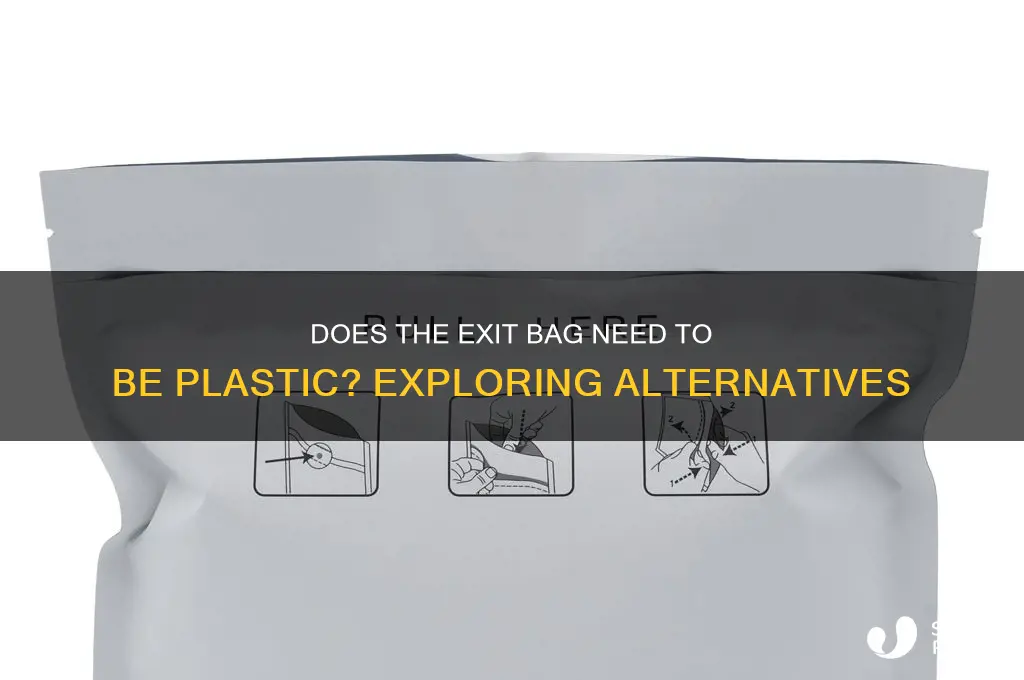 Does The Exit Bag Need To Be Plastic? Exploring Alternatives | ShunPoly