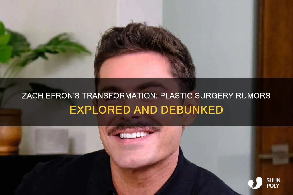 Zach Efron's Transformation: Plastic Surgery Rumors Explored And ...