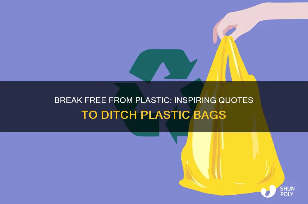 Break Free From Plastic: Inspiring Quotes To Ditch Plastic Bags | ShunPoly