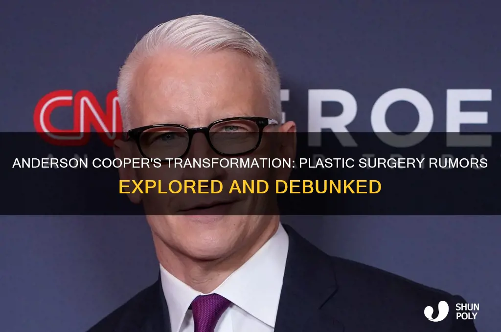 Anderson Cooper's Transformation: Plastic Surgery Rumors Explored And ...