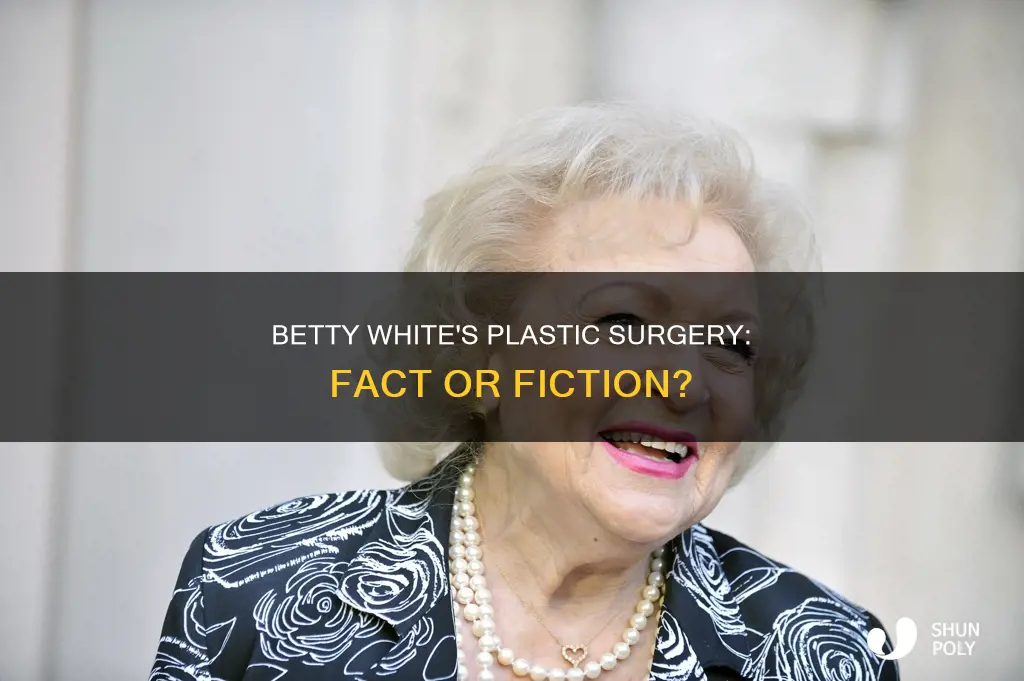 Betty White's Plastic Surgery: Fact Or Fiction? | ShunPoly