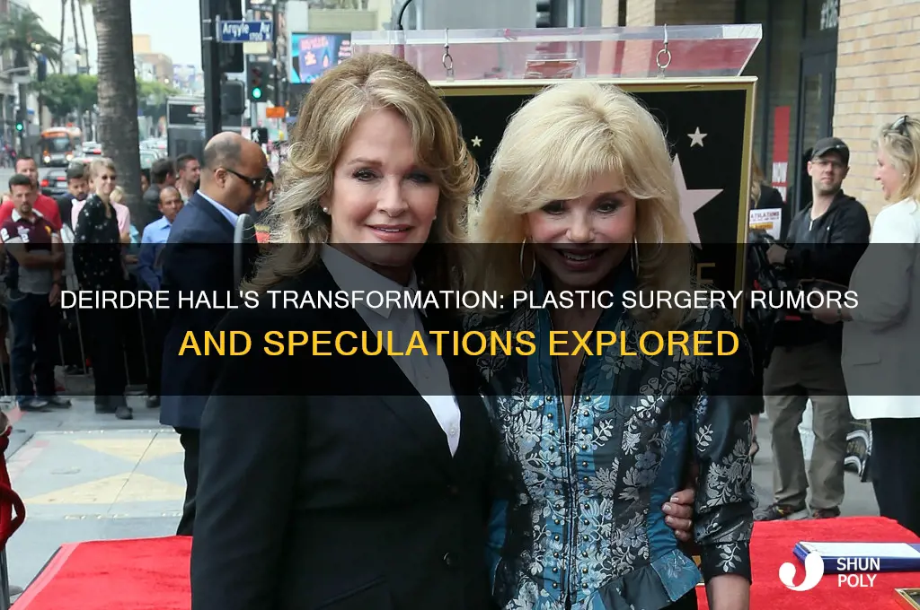 Deirdre Hall's Transformation: Plastic Surgery Rumors And Speculations ...