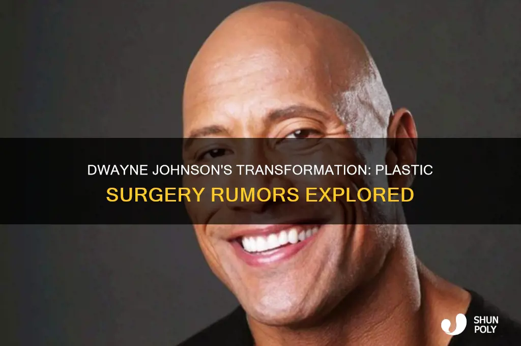 Dwayne Johnson's Transformation: Plastic Surgery Rumors Explored | ShunPoly