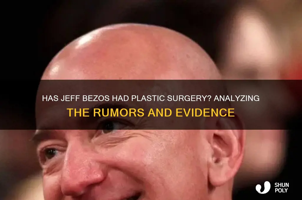 Has Jeff Bezos Had Plastic Surgery? Analyzing The Rumors And Evidence ...