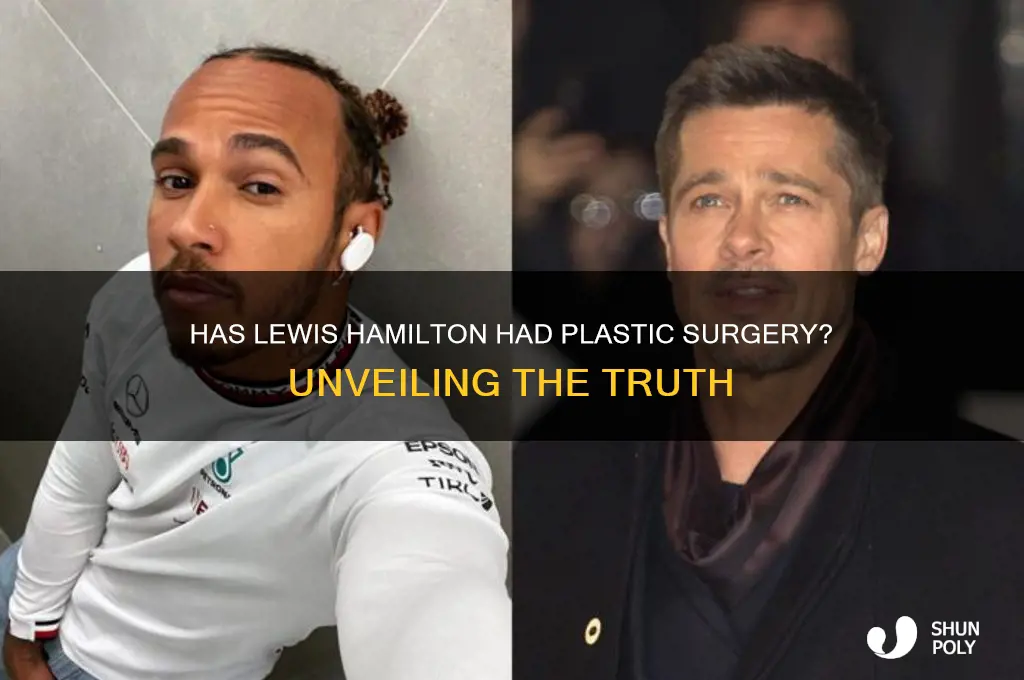 Has Lewis Hamilton Had Plastic Surgery? Unveiling The Truth | ShunPoly