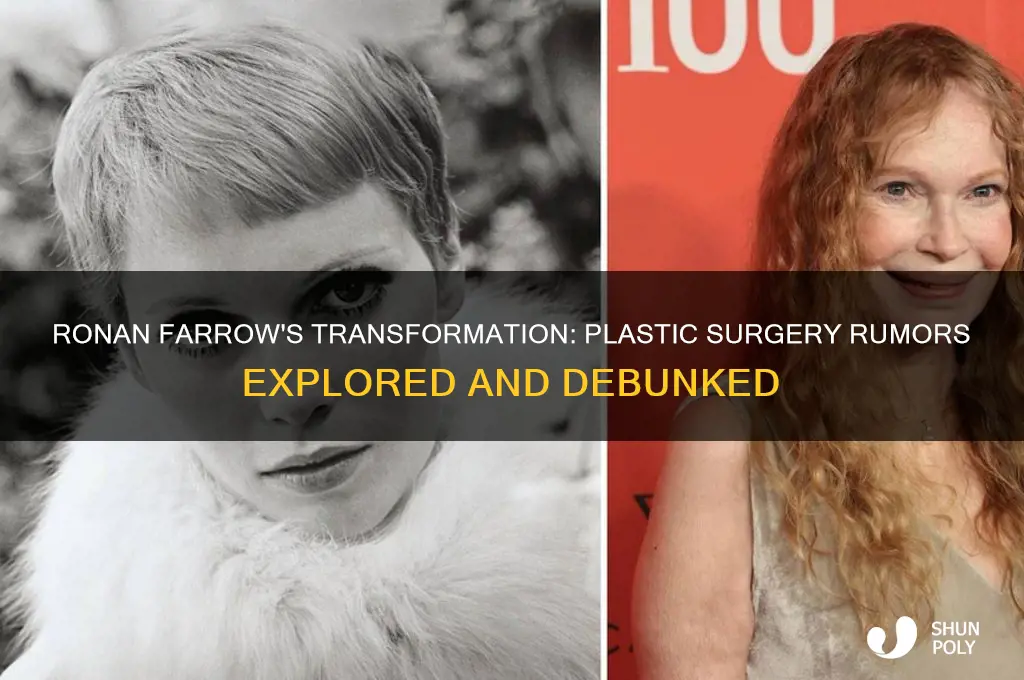Ronan Farrow's Transformation: Plastic Surgery Rumors Explored And ...