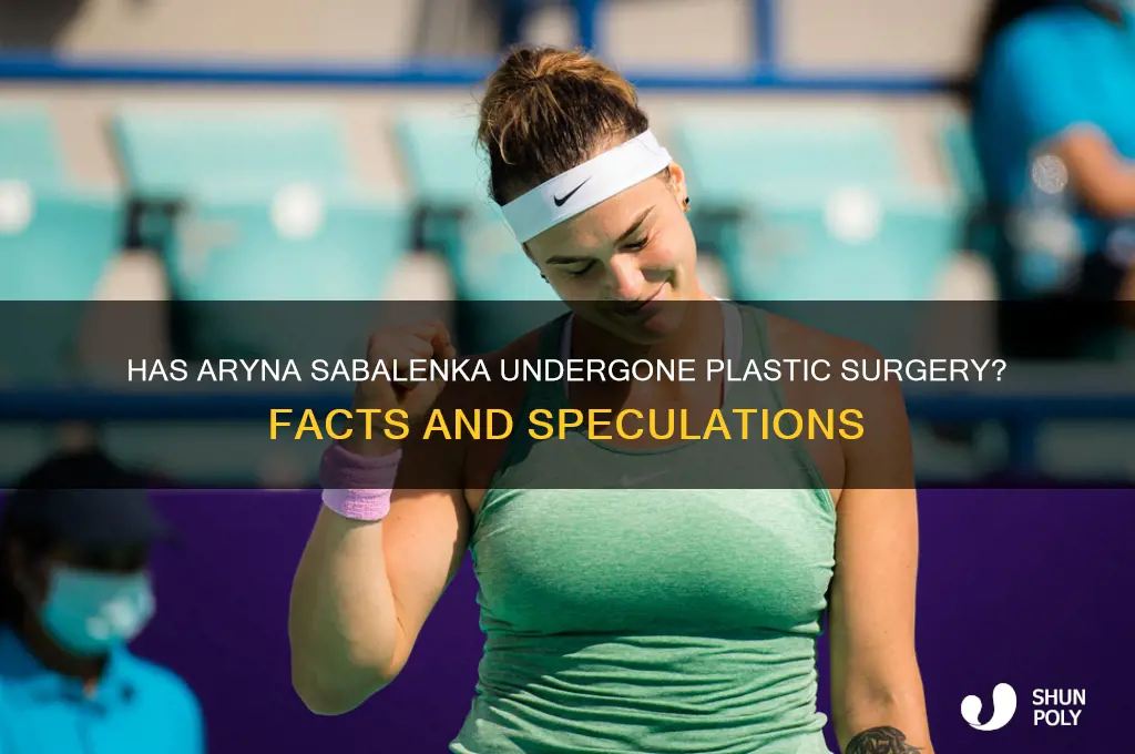 Has Aryna Sabalenka Undergone Plastic Surgery? Facts And Speculations ...