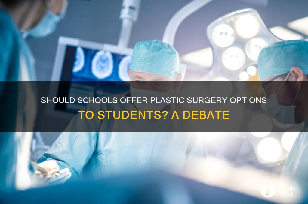 Should Schools Offer Plastic Surgery Options To Students? A Debate ...