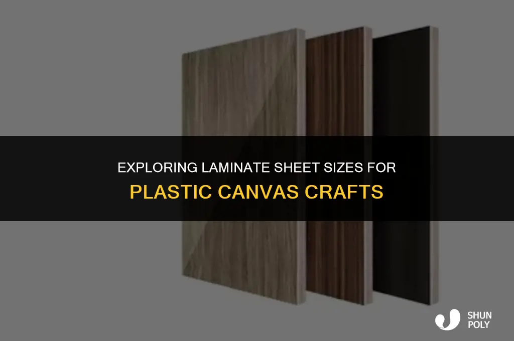Exploring Laminate Sheet Sizes For Plastic Canvas Crafts | ShunPoly