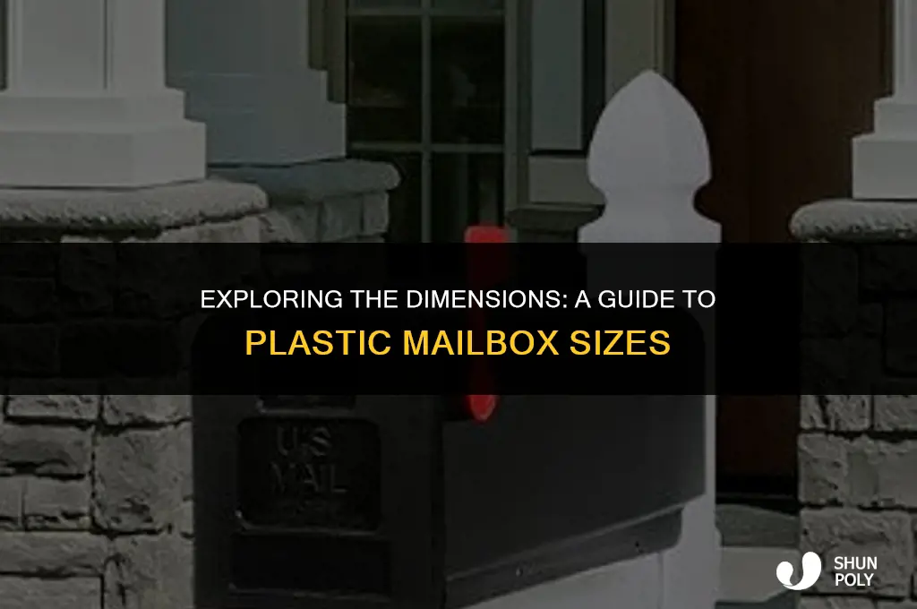 Exploring The Dimensions: A Guide To Plastic Mailbox Sizes | ShunPoly