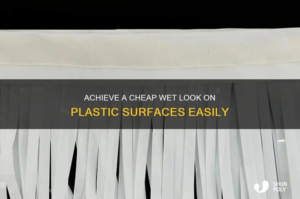 Achieve A Cheap Wet Look On Plastic Surfaces Easily | ShunPoly